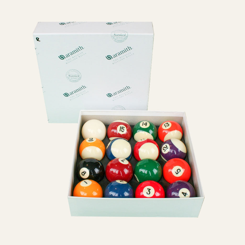 Aramith Standard Pool Ball Set – On Cue
